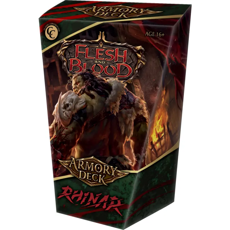 [PRE-ORDER] Flesh and Blood - Armory Deck: Rhinar | Otter space: games ...