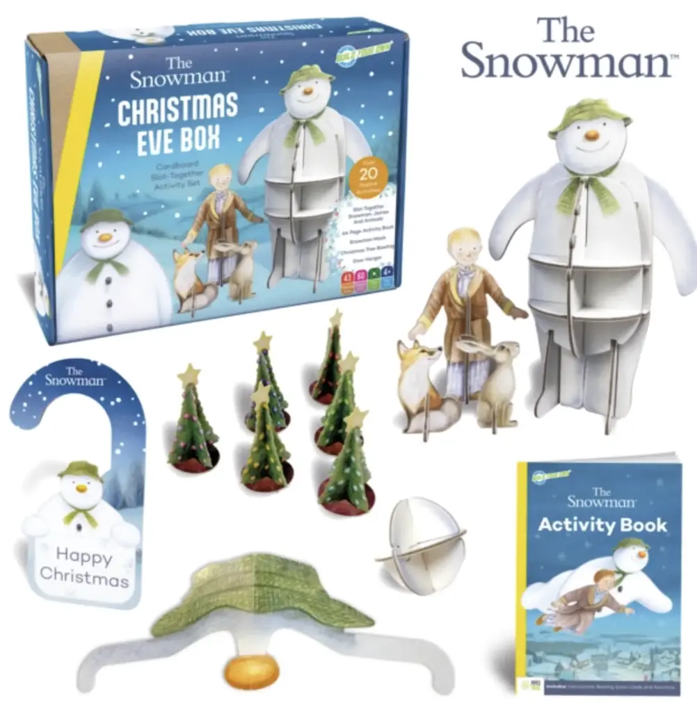 Build Your Own Christmas Eve Box: Cardboard Slot-Together Activity Set ...